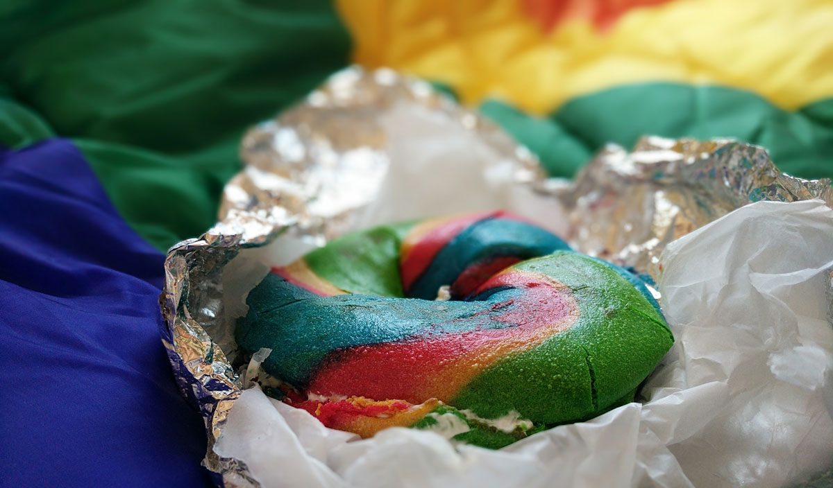 Rainbow Bagels - Please don't . buy them
